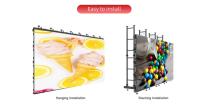 China Guide Visual P2.976 Indoor LED Display with 3840Hz Refresh Rate, Hard Connection Cabinet & Anti-Collision Protection for sale