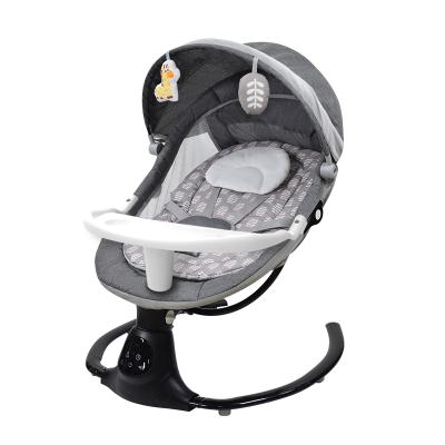 China Grey Yellow Blue Infant Bouncers And Rockers Durable Baby Swing Chair for sale