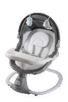 China Blue Automatic Infant Bouncer Folding Electric Swing For Newborn for sale