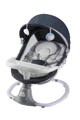 China Blue Automatic Infant Bouncer Folding Electric Swing For Newborn for sale