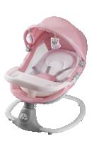 China Blue Automatic Infant Bouncer Folding Electric Swing For Newborn for sale