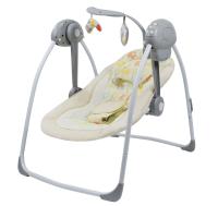 China 25Lbs Newborn Bouncer Swing 3 Speed Infant Rocker Swing Gray for sale