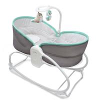 China Eco Friendly Auto Swing Bassinet Remote Controlled Infant Swing Bed for sale