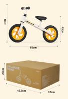 China Matte Black Childrens Push Bike Customized Childs Bike With No Pedals for sale