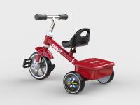 China Red Childrens Three Wheel Bike Private Label Push Along Tricycle for sale