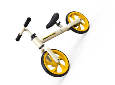China Yellow Childhood Balance Cycle Carbon Steel Childrens Pedal Less Bikes for sale