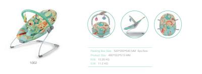 China Aluminum Alloy Infant Rocker Chair Green Swing Chair For Newborn for sale