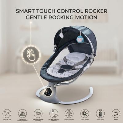 China CPC Certified Smart Bouncer ODM Childrens Smart Music Rocking Chair for sale