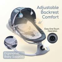 China OEM ODM Smart Bouncer Private Label Smart Rocking Chair Black for sale