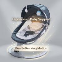China OEM ODM Smart Bouncer Private Label Smart Rocking Chair Black for sale