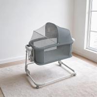 China Aluminum Alloy Infant Swing Bed Electric Cradle Bed ASTM F2088 Certification for sale