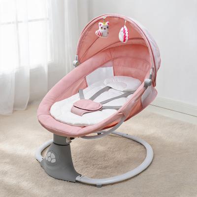 China Customizable Infant Electric Automatic Swing Rocker Cradle For 0-12 Months Baby for sale
