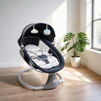 China Adjustable Infant Electric Rocker 5 Speed 3 Speed Electronic Crib Rocker for sale