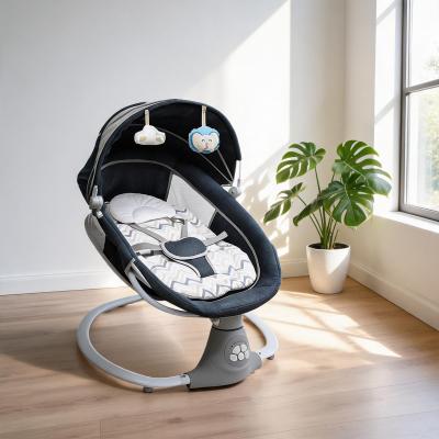 China Adjustable Infant Electric Rocker 5 Speed 3 Speed Electronic Crib Rocker for sale