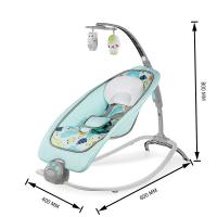 China OEM ODM Compact Electric Baby Swing Chair with 5-Speed Vibration & Music for sale