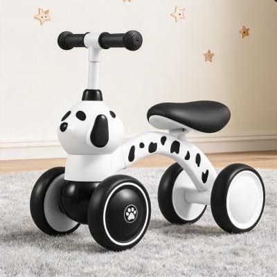 China Toddler Balance Bike 4 Wheels - No Pedal Kids Ride-On Toy for 1-3 Years Old for sale