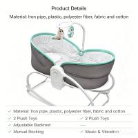 China Wholesale Electric Baby Swing Bed For Newborn 0-12 Months Multifunction Auto Rocking Crib for sale