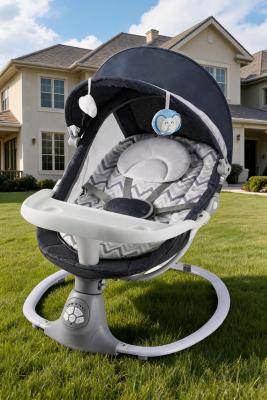 China Factory Wholesale Multifunctional Electric Baby Swing Bouncer for Newborn 0‑12 Months, Remote Control Infant Rocker with Canopy & Music for sale