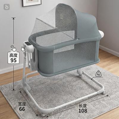 China Electric Baby Swing Chair, Portable Baby Rocking Bassinet, Smart Automatic Swing Cradle with Mosquito Net for sale