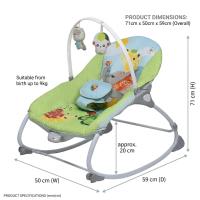 China Baby Bouncer Rocker Chair with Music & Hanging Toys | Portable Newborn Infant Swing for Wholesale OEM ODM for sale