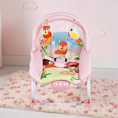 China Baby Bouncer Rocker Chair with Music & Hanging Toys | Portable Newborn Infant Swing for Wholesale OEM ODM for sale
