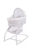 China 2-in-1 Detachable Electric Baby Cradle Bassinet for sale