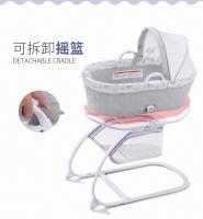 China 2-in-1 Detachable Electric Baby Cradle Bassinet for sale