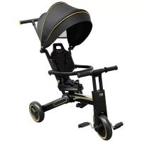 China Multi‑Mode Kids Tricycle, Foldable Stroller Tricycle for Toddler 9‑72 Months, 5‑in‑1 Convertible Baby Balance Bike for sale