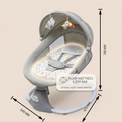 China Remote Control Electric Infant Rocker Swing Timer Music Volume with 5 Meter Range for sale