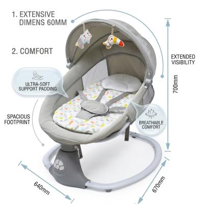 China UKCA Certified Electric Infant Rocker UK Market with CE EN 71 Compliance Documentation for sale