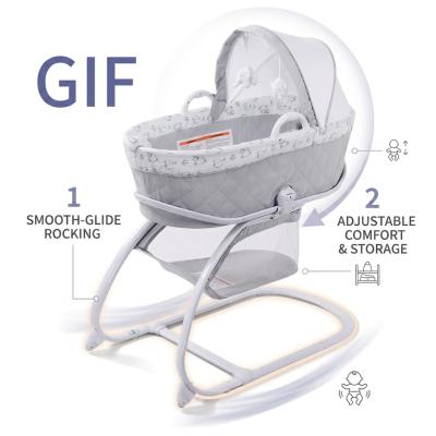 China Baby Store Resale Electric Swing Bed Retail Ready Packaging with Gift Box Option USA Market for sale