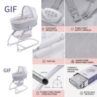 China Private Label Electric Swing Bed Supplier with Multi Language Branding Manuals for sale