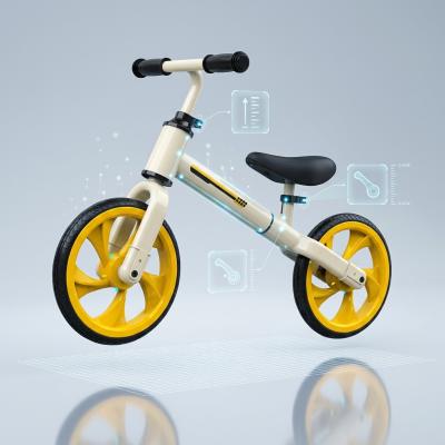 China Adjustable Balance Bike 3-5 Years Kids Two Wheel with 50KG Capacity 12 Inch Anti Burst Tires for sale