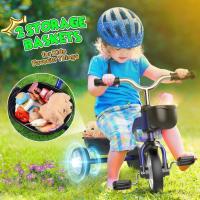 China Anti Tipping Childrens Tricycle 45 Degree Limited Steering with Magnetic Light Wheels 2-5 Years for sale