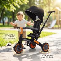China Custom Logo Four Wheel Balance Bike Private Label Factory with Dual Mode Ride Glide Anti Tipping for sale