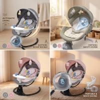 China 5-Speed Swing Adjustment Infant Rocker Adjustable Backrest Bluetooth Music Timer Remote Blackout Tent Baby Chair for sale