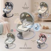 China 5-Speed Swing Adjustment Infant Rocker Adjustable Backrest Bluetooth Music Timer Remote Blackout Tent Baby Chair for sale