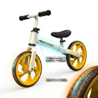 China Balance Training Bike Children Adjustable Handlebar 12-Inch Rubber Tires Steel Frame 360 Degree for sale