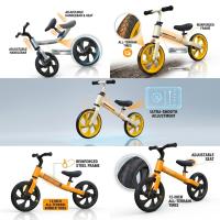 China Lightweight Children Balance Bike Adjustable Handlebar Seat 12-Inch Tires 360 Degree Steering Kids for sale