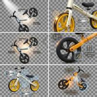 China 360 Degree Steering Kids Balance Bike Adjustable Seat 12-Inch Rubber Tires High-Carbon Steel Frame for sale