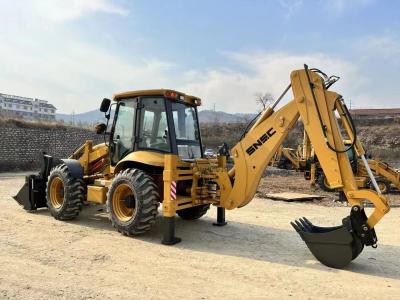 China Wheeled ISO Certified Snsc 388 Loader 4X4 Backhoe Loader 2200r/Min with Front End Loader for sale
