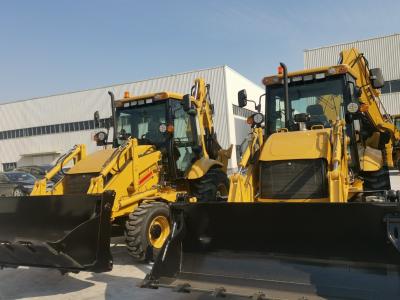 China Telescopic Loader Machinery 388 Front End Loader Backhoe Loader Welding Robot and Workers for sale