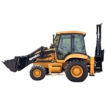 China Snsc 388 2.5t Backhoe Loader with Powerful Engine and Hydraulic Mechanical Transmission for sale
