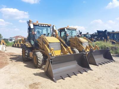 China Hydraulic Mechanical Transmission Snsc 388 Outrigger Backhoe Excavator Loader 4X4 for sale