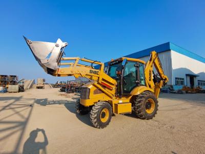 China Japan Shimadzu Hydraulic System 388 Snsc 4X4 Backhoe Wheel Loader  With Front End Loader for sale