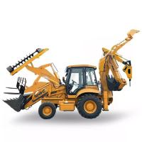 China 1-3t Rated Load 4X4 2.5 Ton Retroexcavadora Backhoe Loader for Versatile Applications for sale