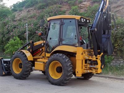 China Q235A Mast Material Snsc 388 Tractor Compact Front End Loader And Backhoe Loader for sale