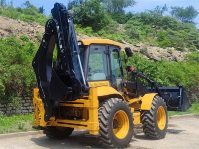 China Customization Shanmon 388 Backhoe Wheel Loader With Rotary Load And Unload 4 Wheel Loader for sale