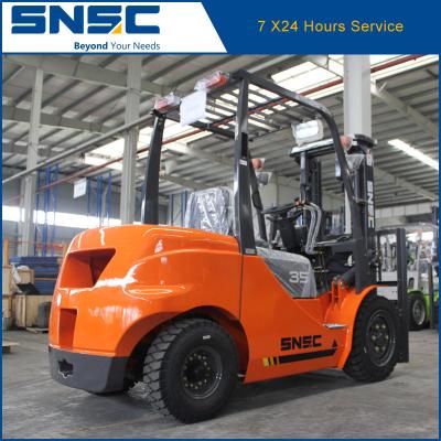 China Saudi Arabia Snsc 3.5 ton diesel forklift with Lift Height 5000mm and High Load Capacity for sale