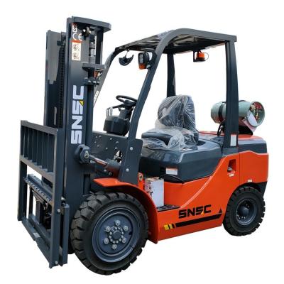 China 2.5ton 3ton 3.5ton Gasoline Gas Propane Montacargas Forklift for Load Center 500mm for sale